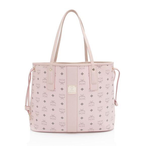 MCM | Bags | Mcm Visetos Liz Reversible Medium Shopper Tote | Poshmark